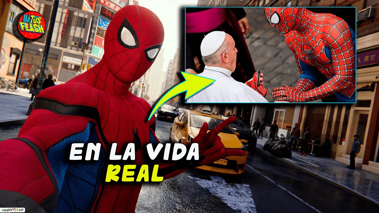 🕸️SPIDERMAN En la Vida REAL🕷️Que pasaría?🤔 - YouTube