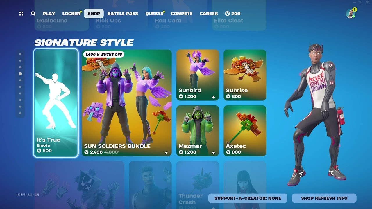 Fortnite Item Shop (NEW It's True Emote) - YouTube