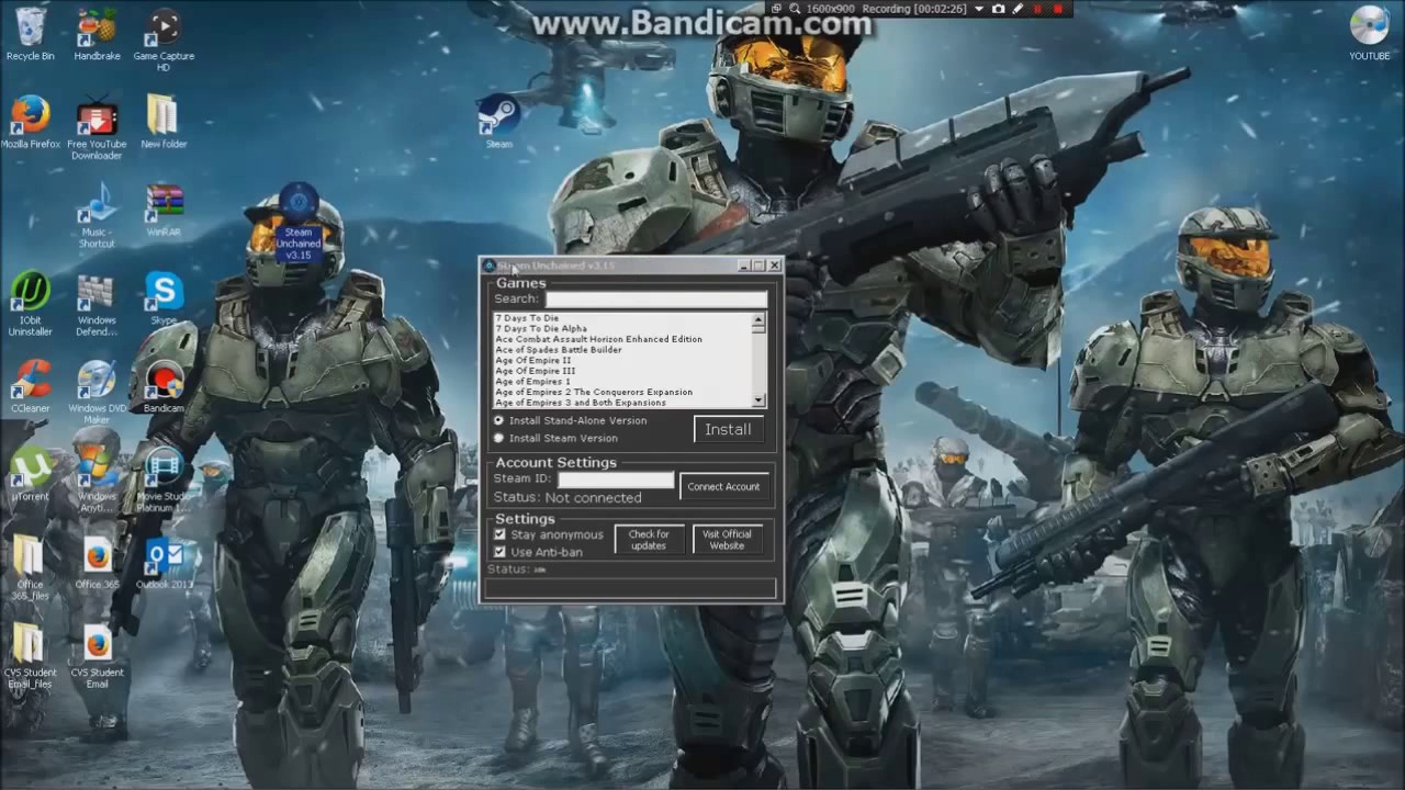 Steam Unchained Only works on windows 7,8,10 (+download) - YouTube