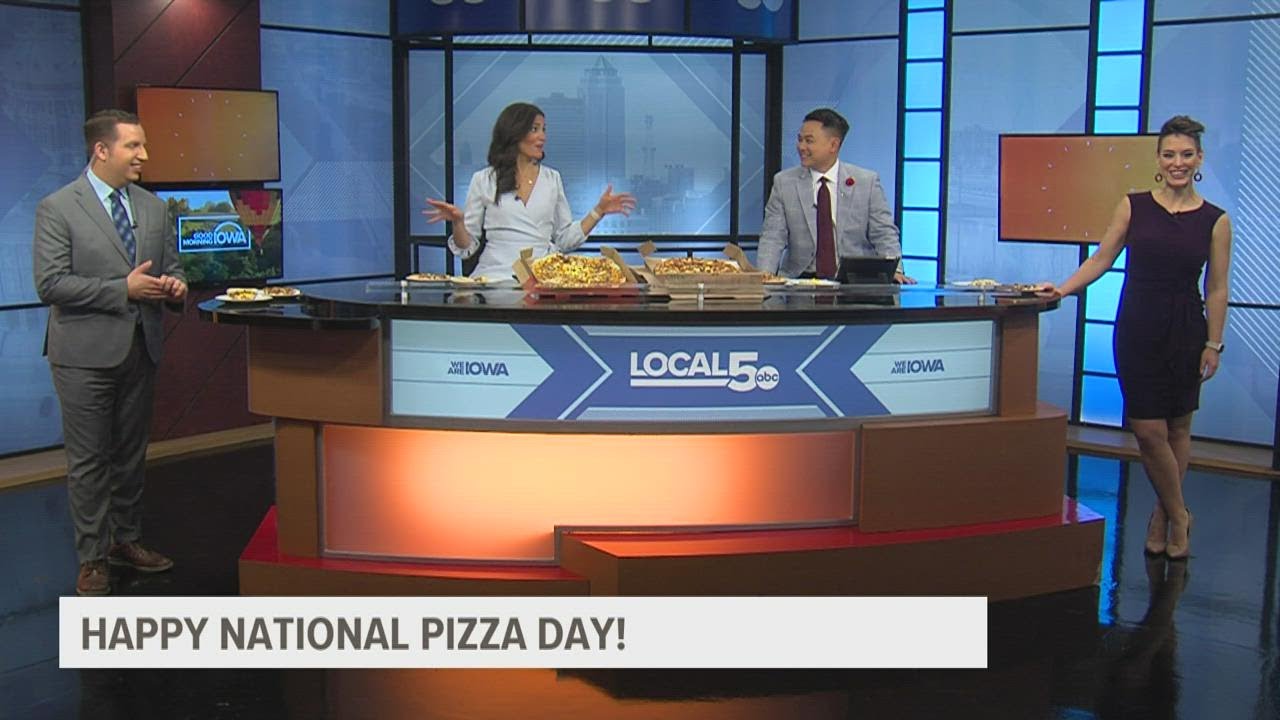 "Good Morning Iowa": Introducing Chenue Her to breakfast pizza - YouTube