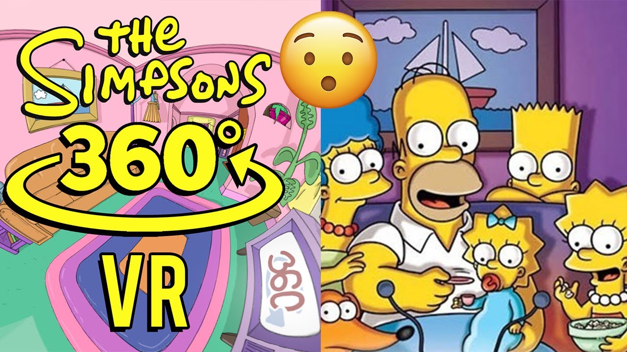 CASA DE LOS SIMPSONS 🏡 TOUR VIRTUAL 360° - YouTube