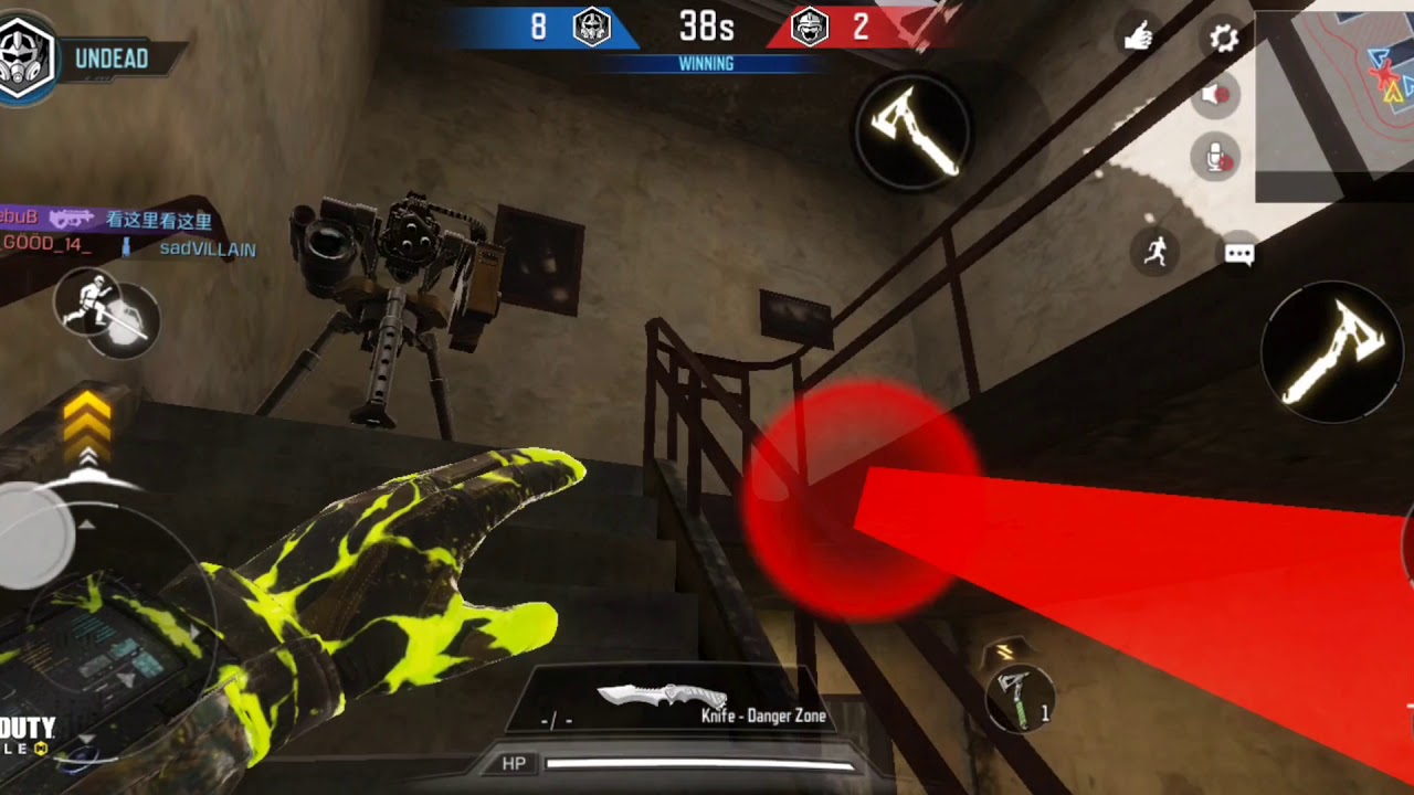 CALL OF DUTY MOBILE: MULTIPLAYER : SENTRY GUN vs KNIFE : ATTACK OF THE ...