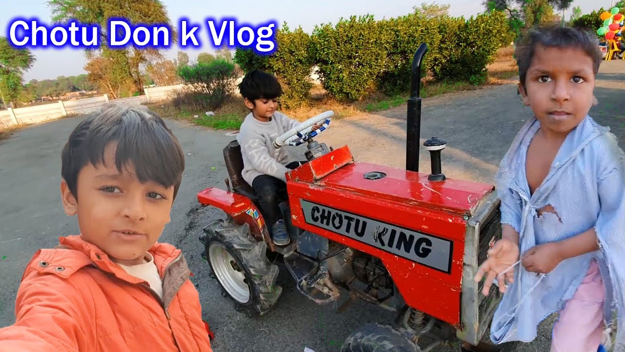 Musa ny mini tractor ko self lga diya (pakistani vlog) - YouTube