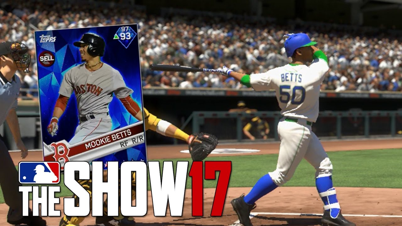 Mookie Betts Shows Off The Power! | MLB 17 The Show - Diamond Dynasty ...