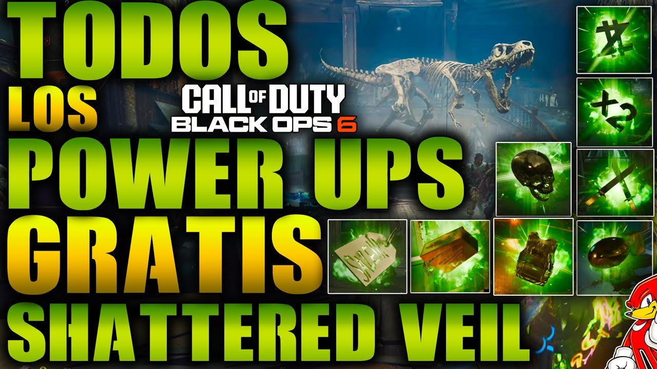 Black Ops 6 ZOMBIES Todos los POWER UPS GRATIS SHATTERED VEIL / VELO ...