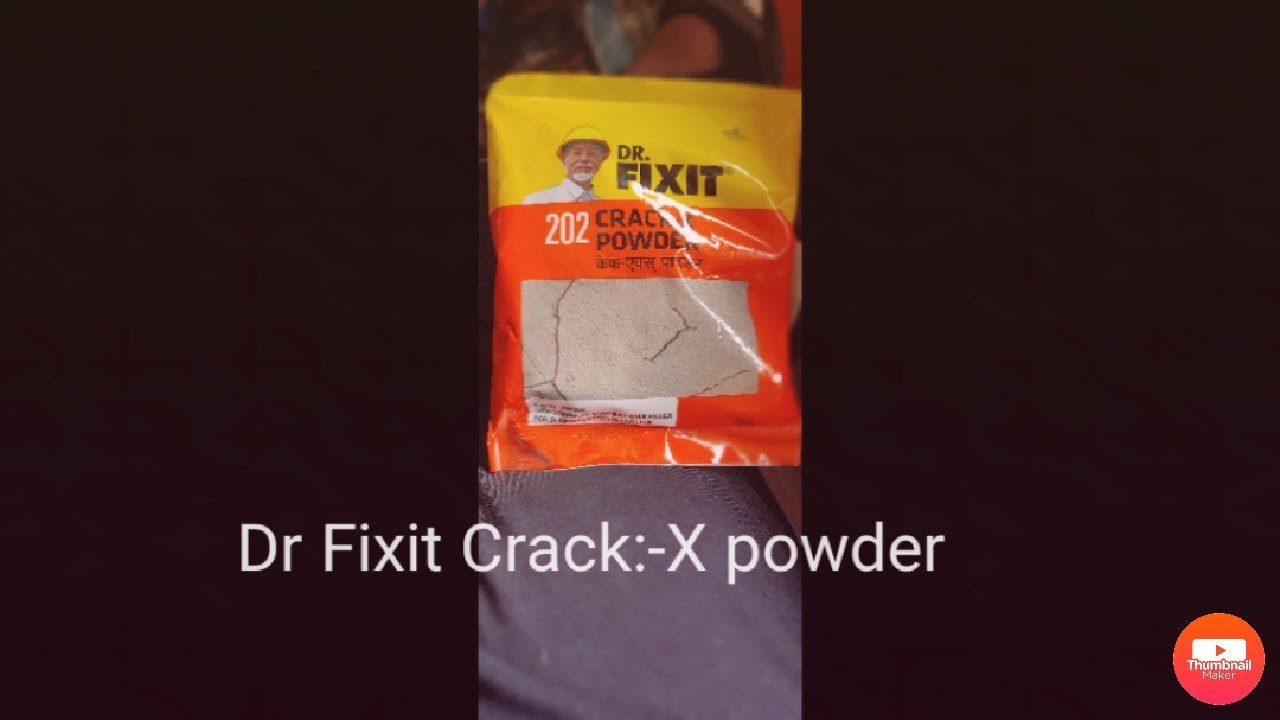 Dr Fixit Crack:-X Powder #drfixit #pidilite #crackx #rain #leakage # ...