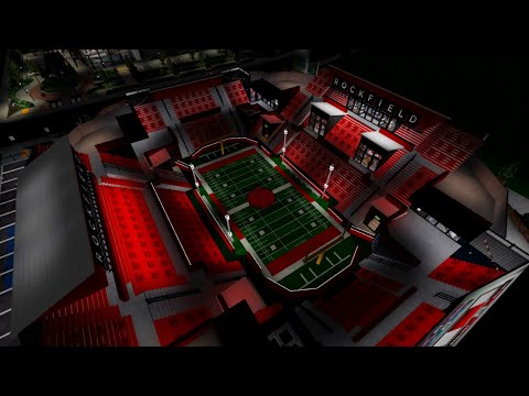Bloxburg: Football Stadium SpeedBuild | ROBLOX Bloxburg | 1.1M