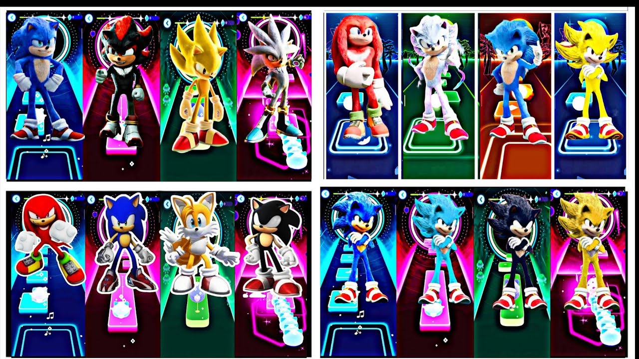 All Characters Mega-Mix : Sonic Prime 🔴 Knuckles 🔴 Tails 🔴 Shadow 🔴 ...