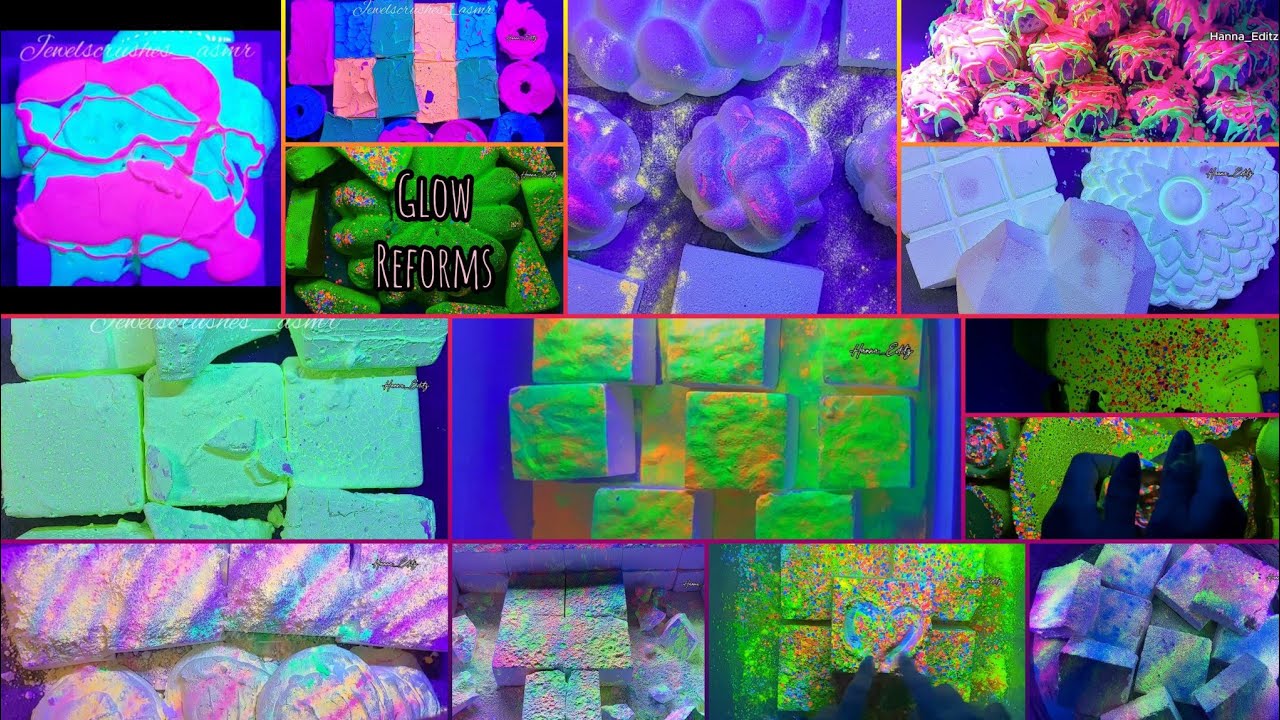 GLOW IN DARK GYM CHALK | UV LIGHT GYM CHALK CRUSHES -- 14 Videos - YouTube