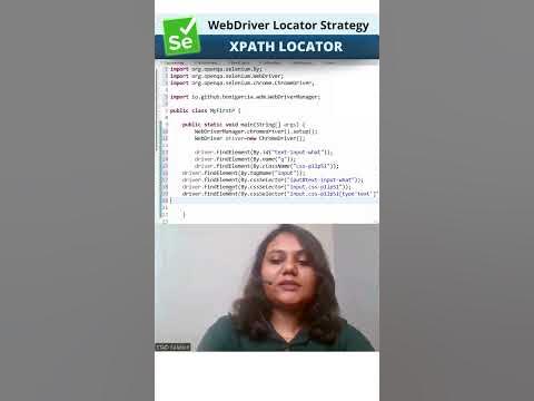 Xpath Locator | Locator Strategy | Selenium WebDriver | STAD Solution - YouTube