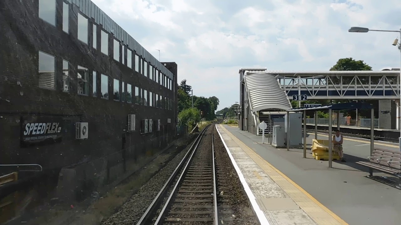( Cab Ride 36 ) Addlestone Junction to Woking Down Yard, British Rail ...