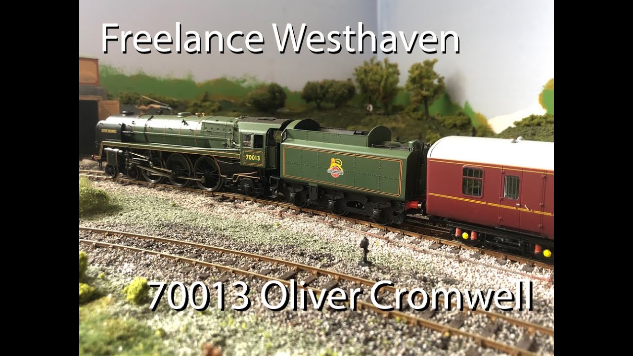 70013 Oliver Cromwell departs Westhaven with a charter train - YouTube