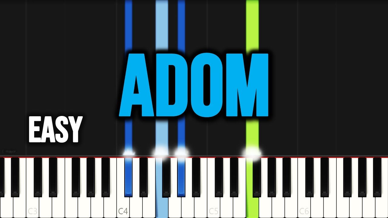 Diana Hamilton - Adom (Grace) | EASY PIANO TUTORIAL BY The Piano Pro ...