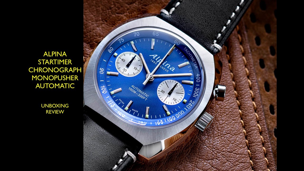 Alpina Startimer Chronograph Monopusher Automatic AL-727LNN4H6 Watch ...