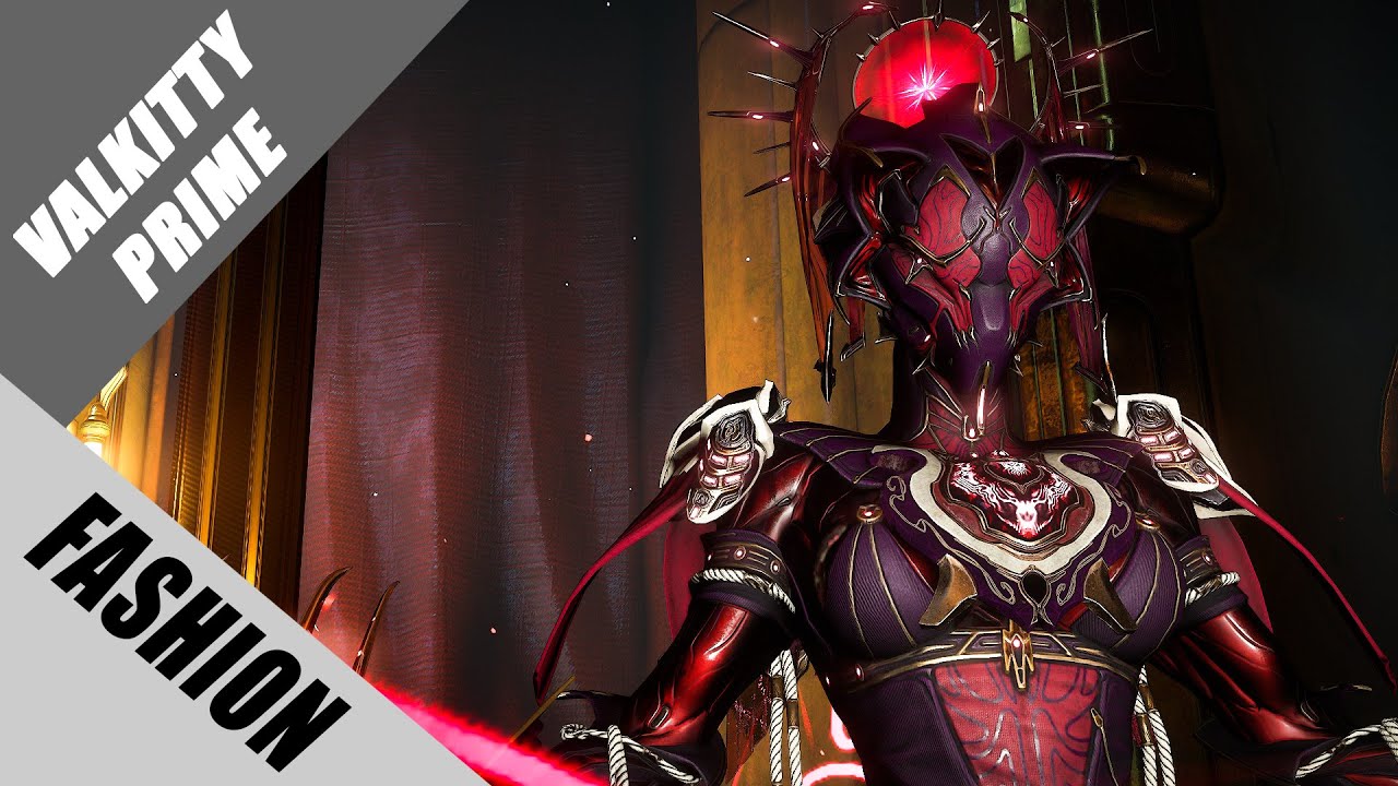 Warframe | Fashion Frame | Valkitty Prime : Arcanist - YouTube
