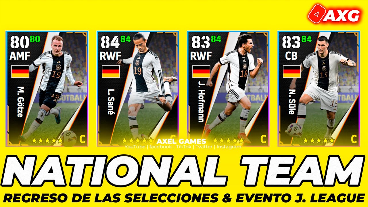 🚨 NUEVO 🚨 NATIONAL TEAM SELECTION GERMANY 🔥 Evento #efootball MOBILE ...