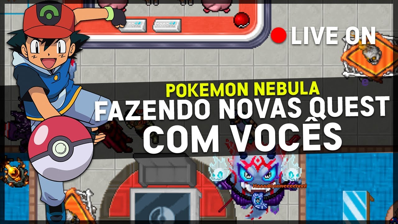 🔴 LIVE ON - VAMOS FAZER NOVA QUESTS JUNTOS?! POKE NEBULA - YouTube
