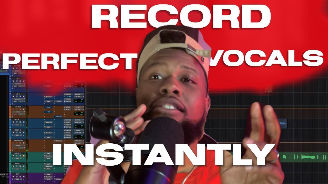 How to Record Perfect Rap Vocals Instantly! Pro Tools Vocal Mixing ...