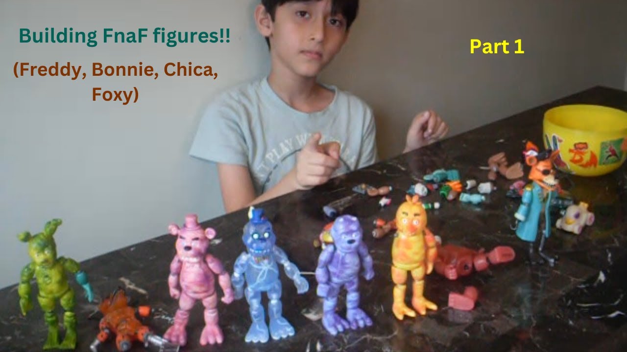 Building FnaF Figures - Part 1 - YouTube