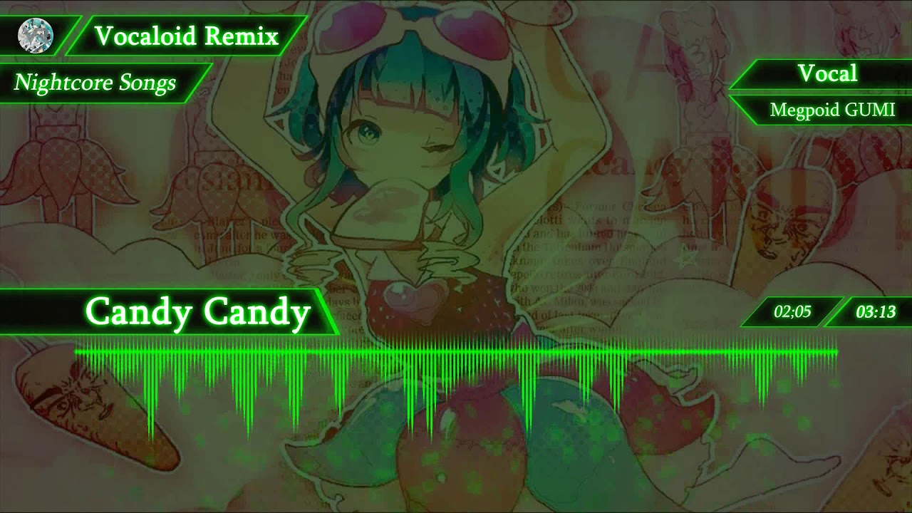【Nightcore】Candy Candy【VOCALOID】 - YouTube