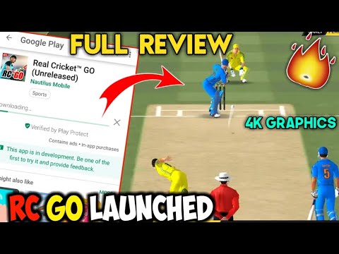REAL CRICKET GO LAUNCH ON PLAYSTORE || FULL REVIEW || ONLY 35MB GAME ...