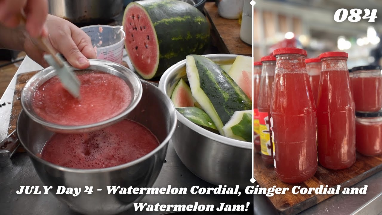 Watermelon Cordial and Jam | Ginger Cordial | Dairy Free Cheese Nachos ...