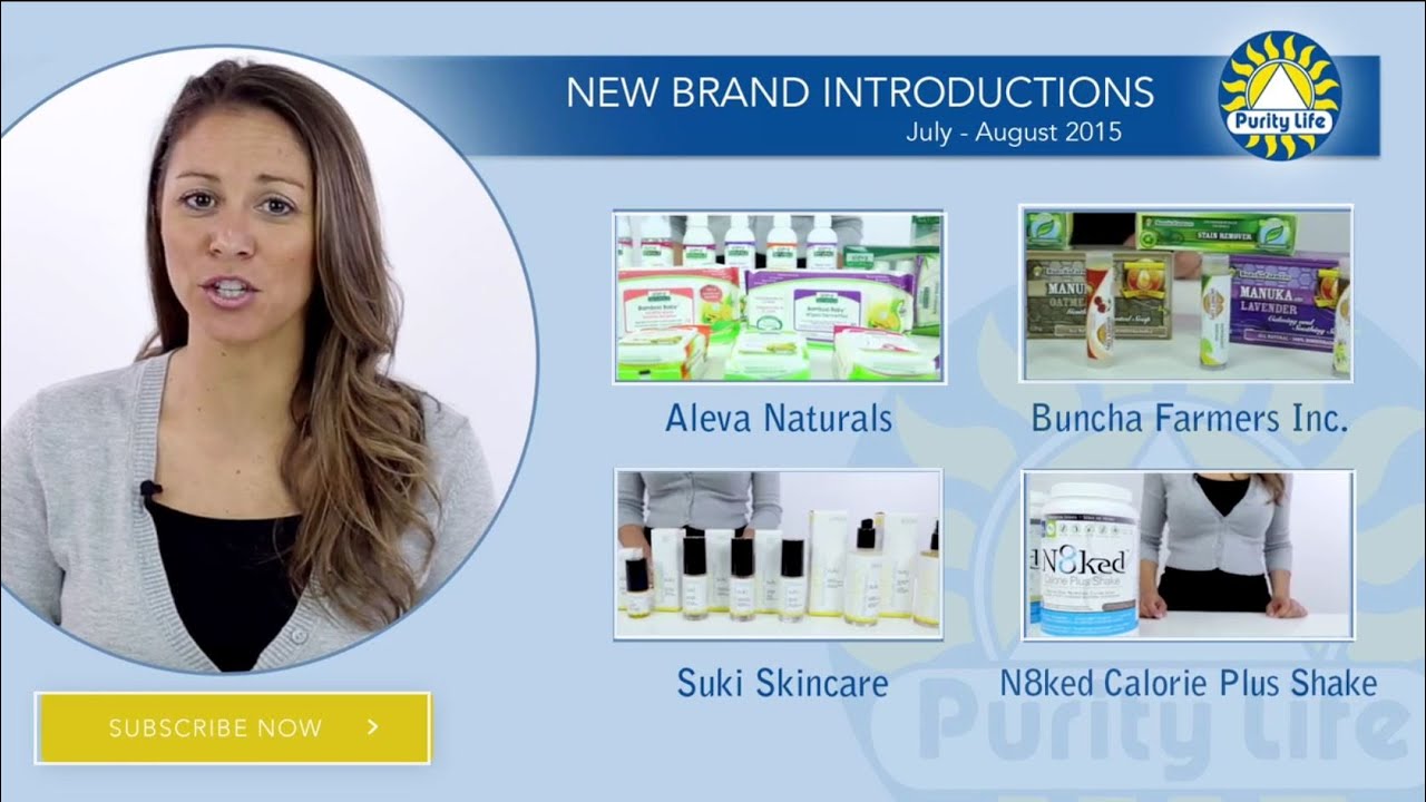 Purity Life New Brand Introduction -July/August 2015 - YouTube