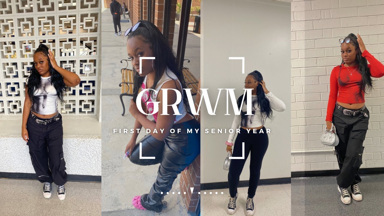 GRWM: First Day Of High School | Senior Year - YouTube