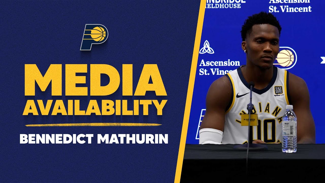 Bennedict Mathurin Media Availability (September 30, 2024) | Indiana ...