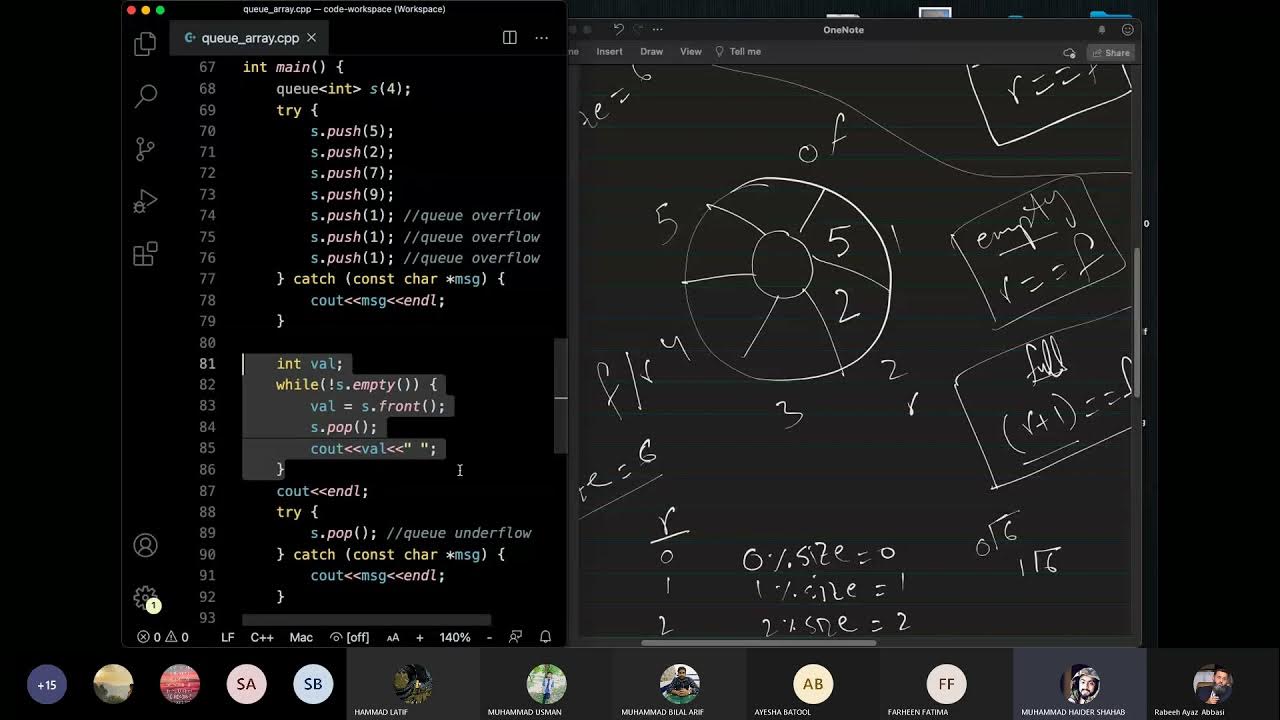 Queue ADT - Array-Based - 08 Client Code - YouTube