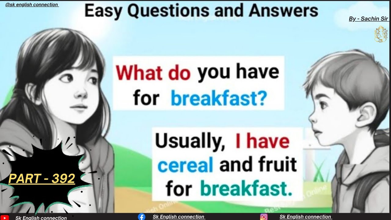 Easy questions and answers conversation / english speaking practice for ...
