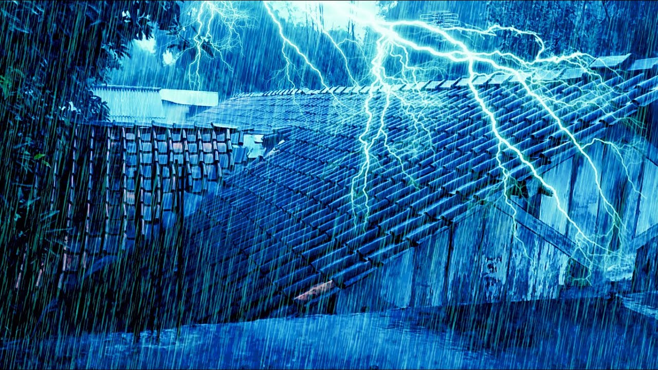 Powerful Rain And Thunder Sounds for Sleeping - Sleep Instantly With ...