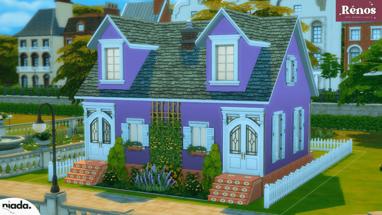 Speedbuild Creole Cottage | Rénovation des mondes Sims 4 - YouTube