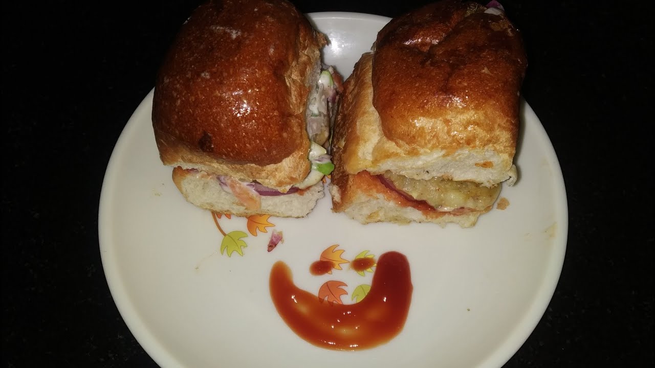 Masala pav|Masala pattice pav recipe|tawa burger 🍔pav ...