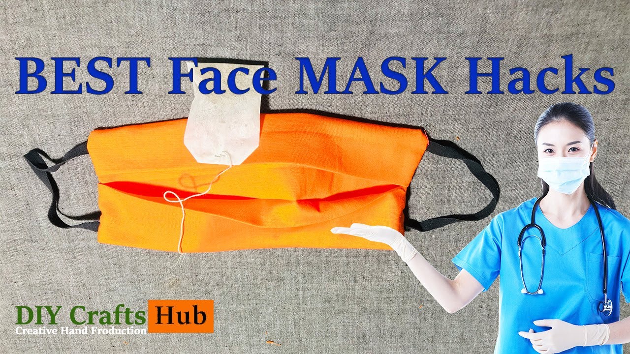 How to make a medical face mask | pocket face mask | Filter face mask ...