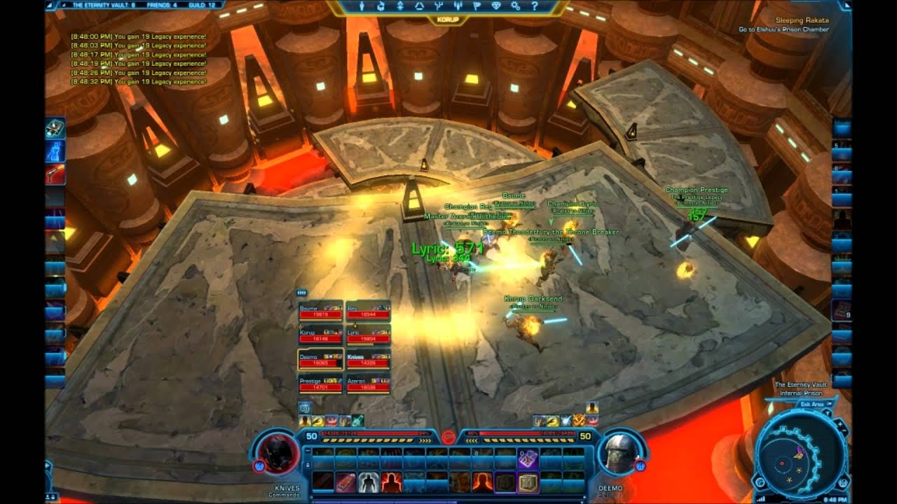 SWTOR Soa Boss Fight - The Eternity Vault Operation - YouTube
