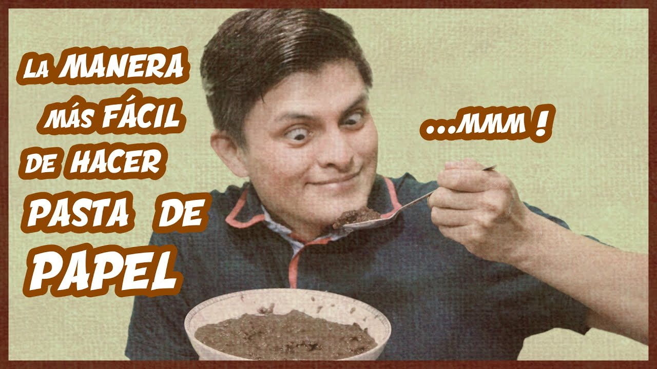 Como hacer pasta de papel/cartón para modelar/reciclaje🚀-Tutorial-DIY ...