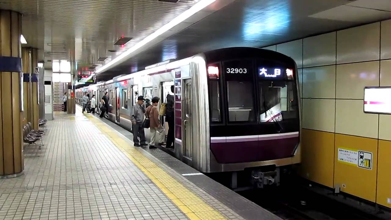 大阪市営地下鉄 谷町線 30000系 喜連瓜破 Subway Tanimachi Line Osaka Japan - YouTube