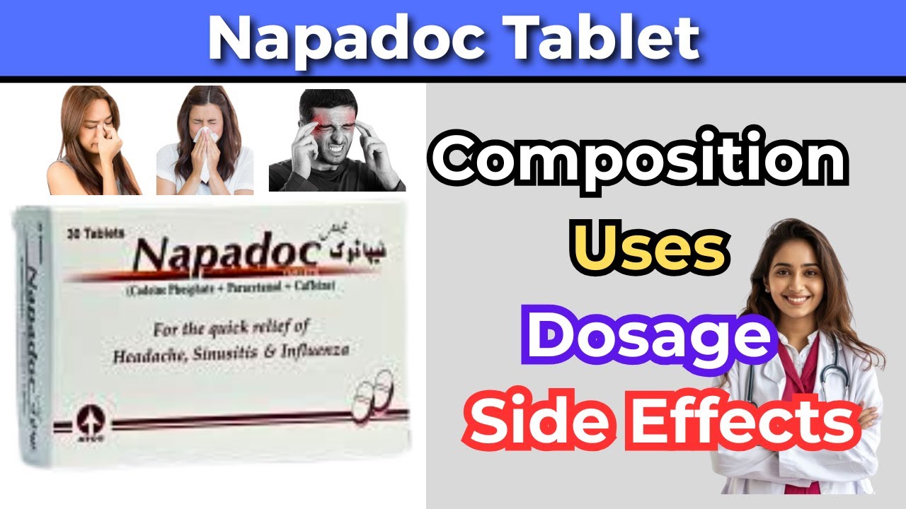 Napadoc Ingredients Breakdown: Codeine, Paracetamol & Caffeine Benefits ...