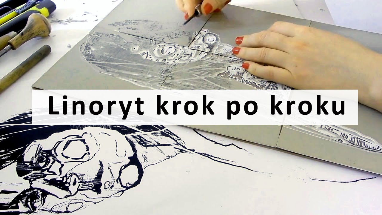 Jak zrobić linoryt? | grafika warsztatowa - YouTube