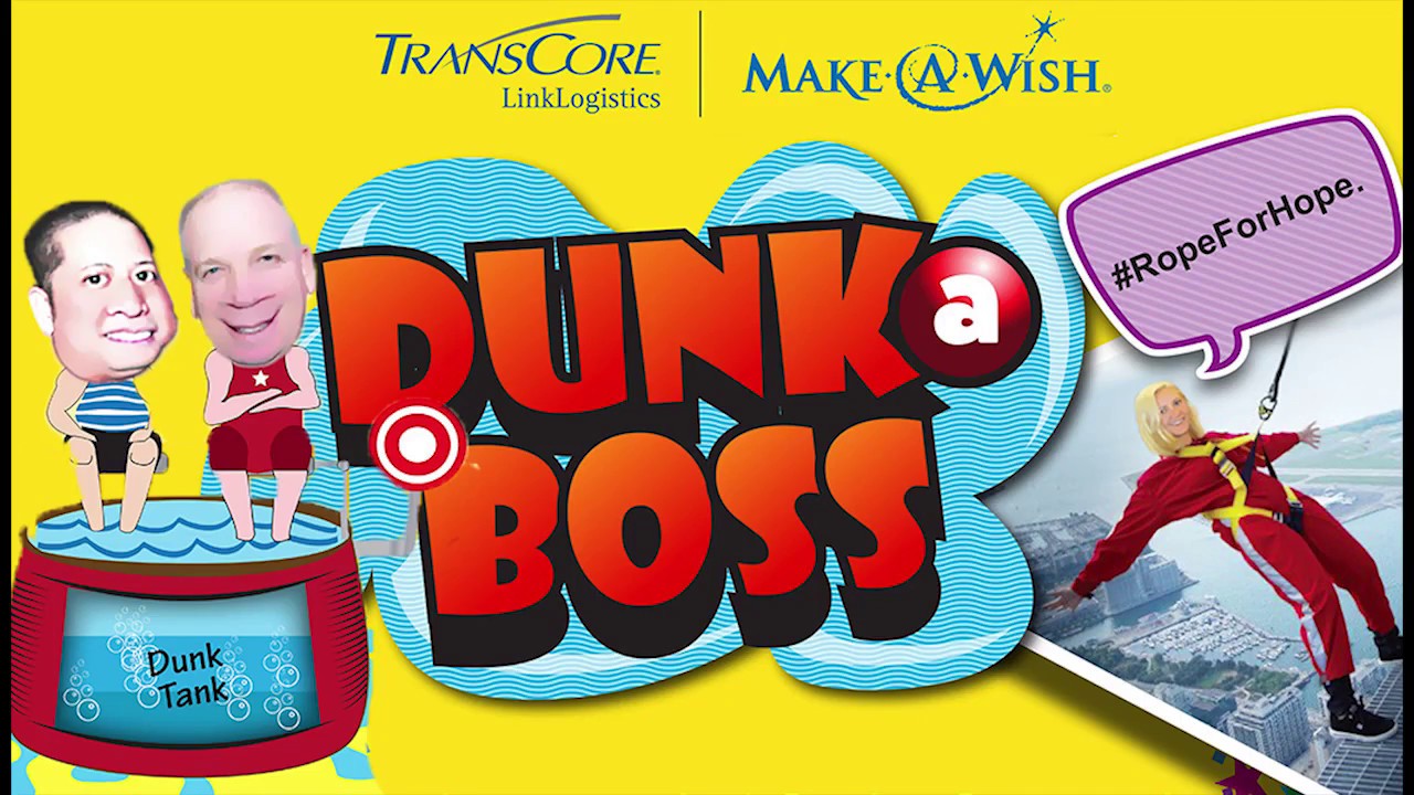 Dunk a Boss in support of Rope for Hope - YouTube