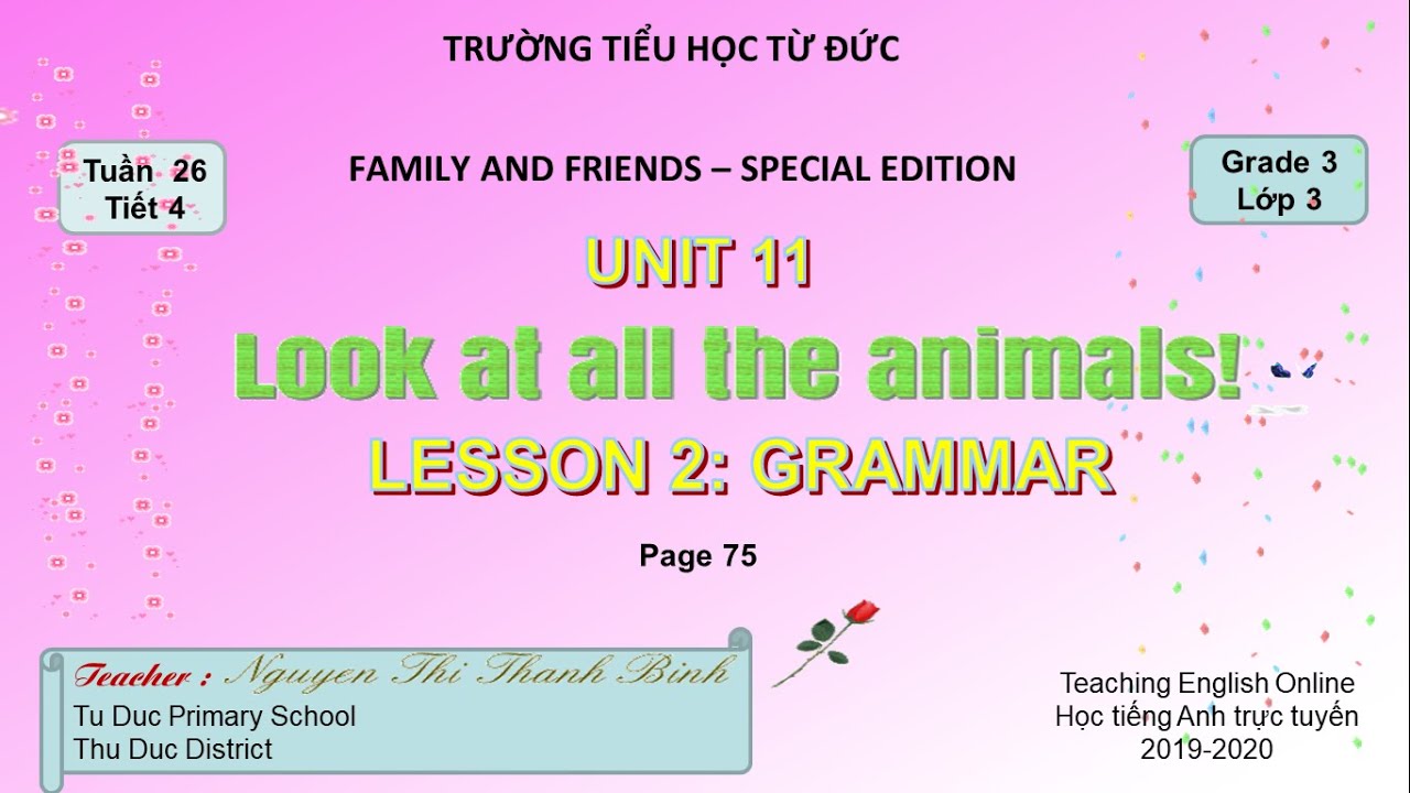 Family and Friends Special Edition - Grade 3 - Unit 11: Lesson 2 - YouTube