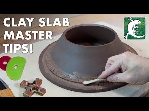 Tornasız Flared Yuvarlak Seramik Yapımı - Kil Levha Tekniği - Cobra Pot #1