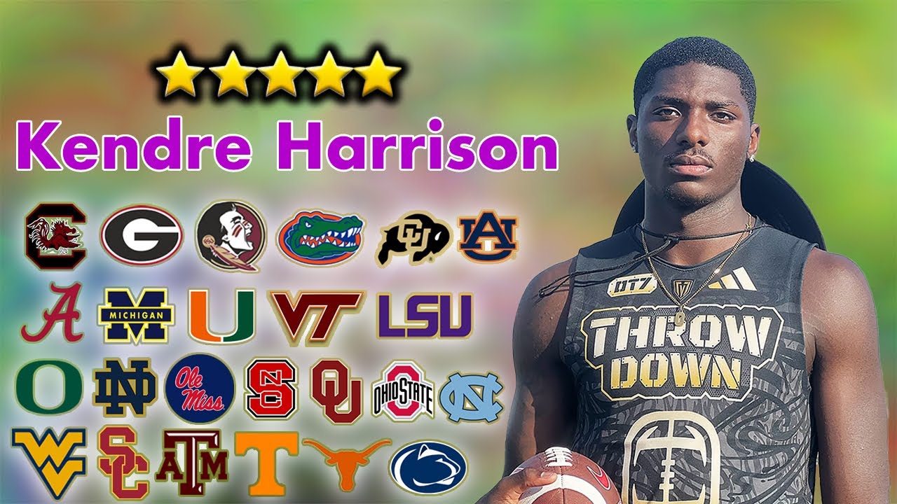 Kendre Harrison Highlights || 2 Sport Star || The next Antonio Gates ...