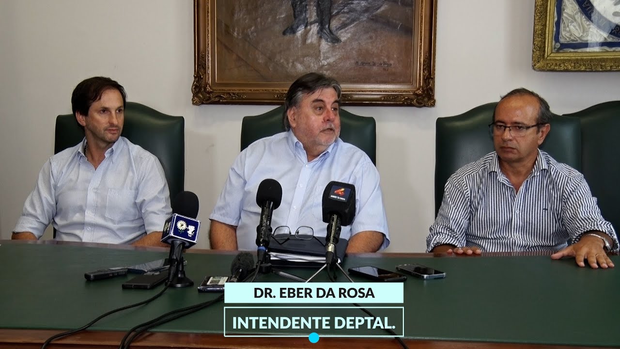 Conferencia de Prensa del intendente Eber da Rosa - YouTube