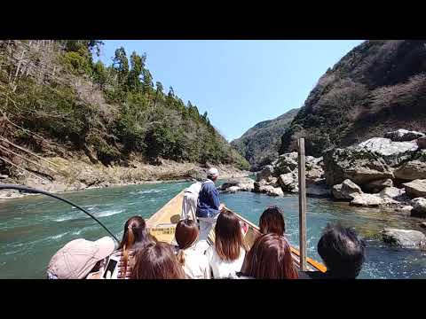 Hozu-gawa River Cruise, Komeka, Kyoto, Japan