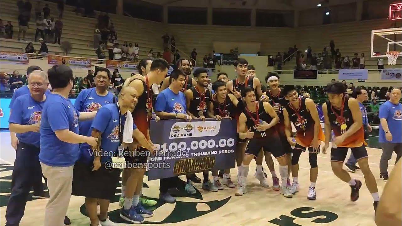 TEAM GREATS CELEBRATE WIN OVER TEAM STALWARTS | JUSTIN ARANA IS RSJ MVP | PBA ALL-STAR BACOLOD ...