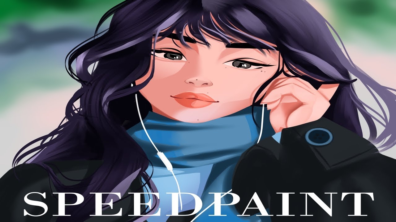 Lazy day drawing// Digital Art - YouTube