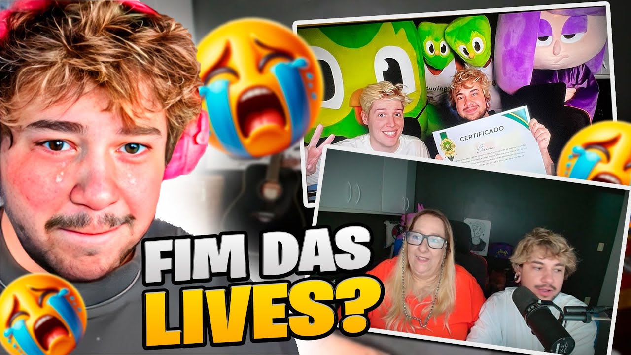 BRINO VAI PARAR COM AS LIVES? - YouTube