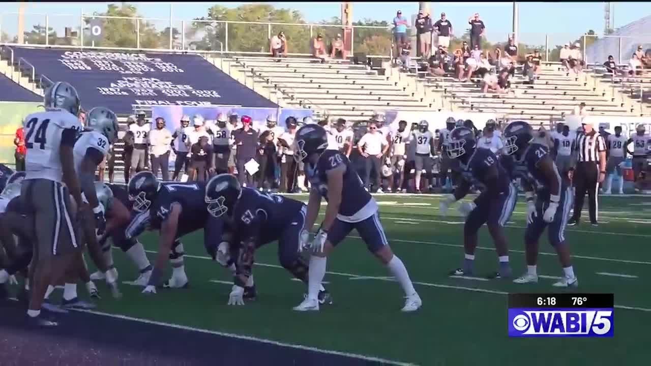 Maine head football coach Jordan Stevens reacts to opening CAA loss ...